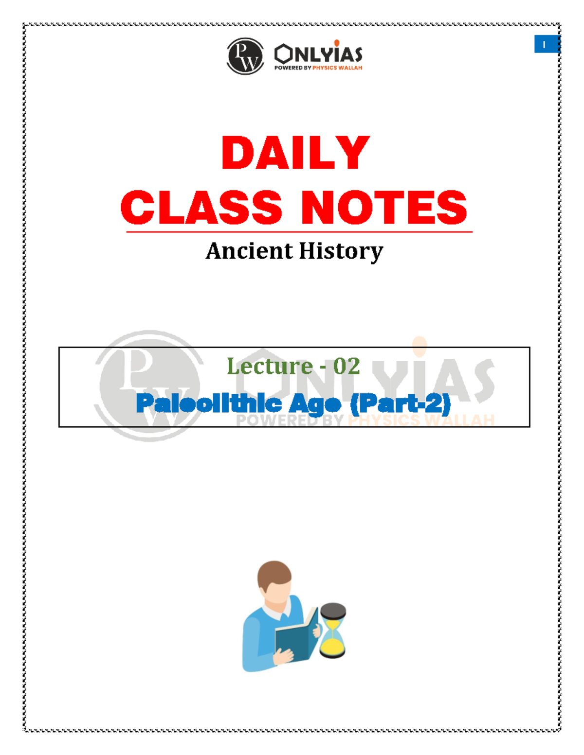 HIST-102: Paleolithic Age - Lecture Notes (Part 2) - Studocu