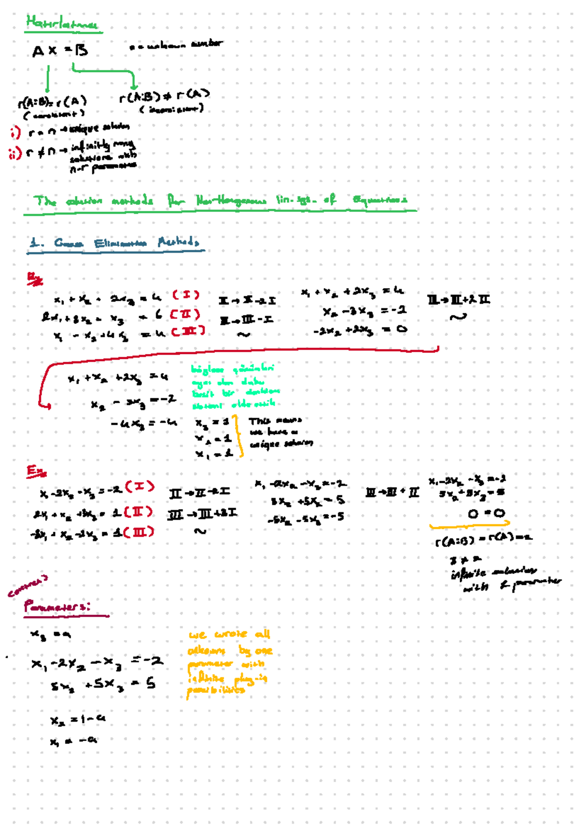 Lecture Notes on Non-Homogeneous Linear Systems - Studocu