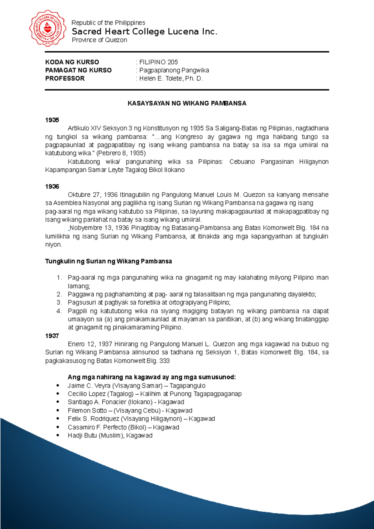 Rrl revised - N/A - Antas ng Pagganap ng mga Mag-aaral Ang akademikong ...