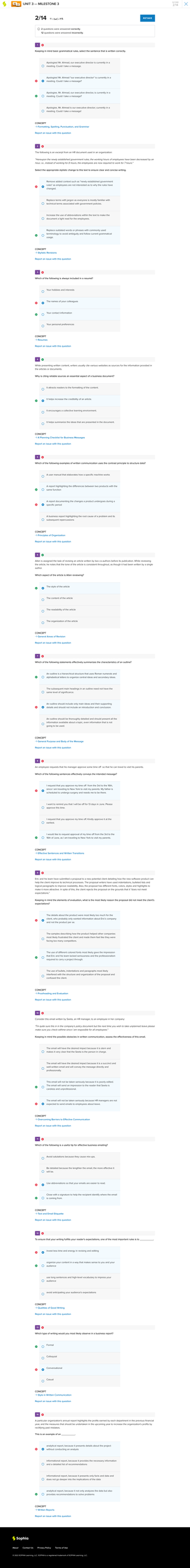 Introduction to Communication Module 2 Quiz Answers (30/30 - A) - Studocu