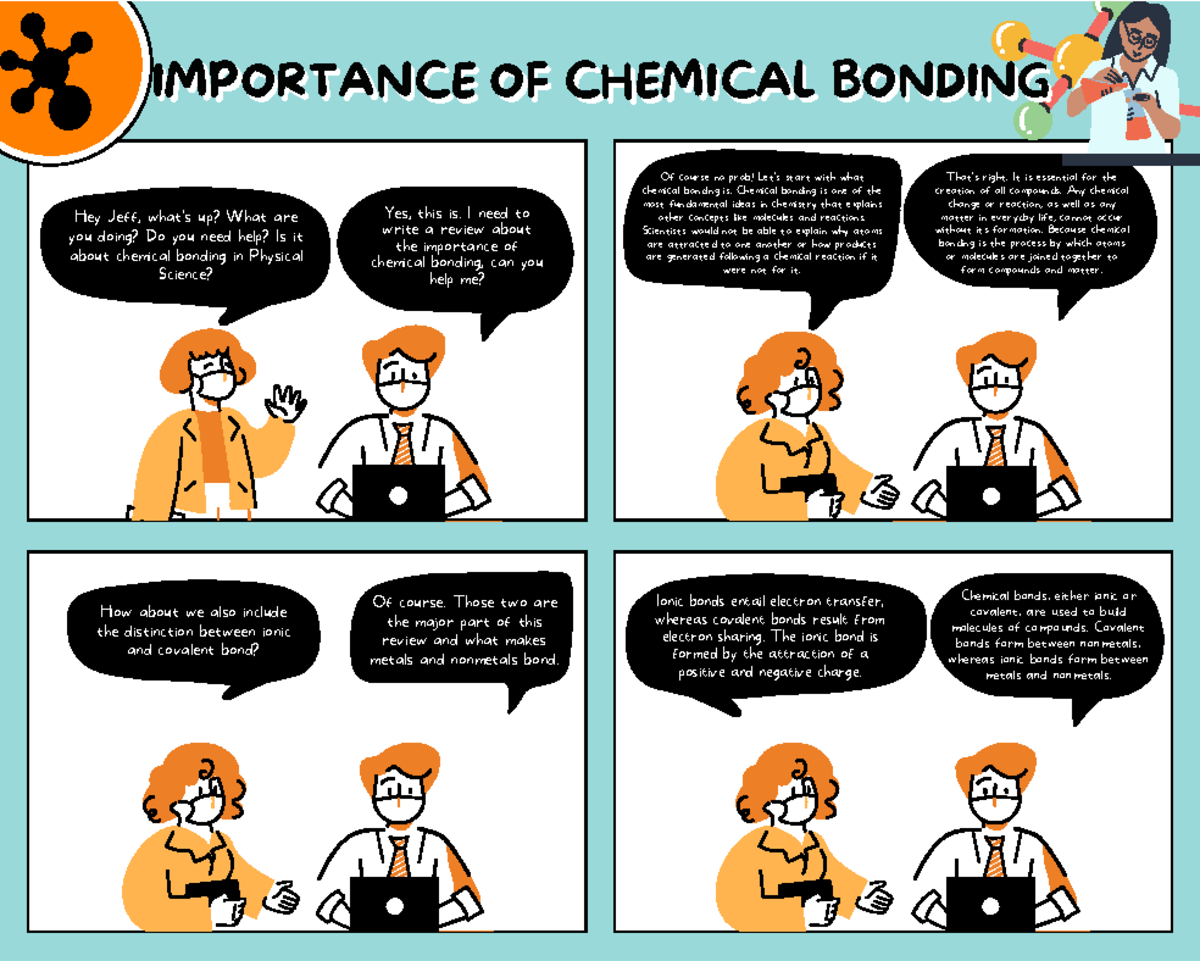 Ionic Bonding Comic Strip.