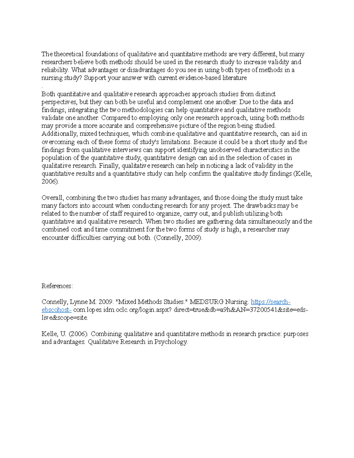 Understanding Qualitative & Quantitative Methods in Nursing Research ...