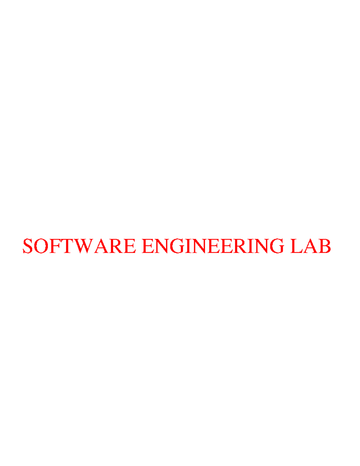 R20CSE31L1 Software Engineering Lab: Project Development Techniques ...