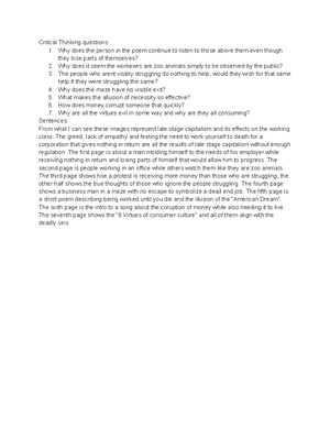 [Solved] thesis for victors hall by lydia millet - English Writing ...
