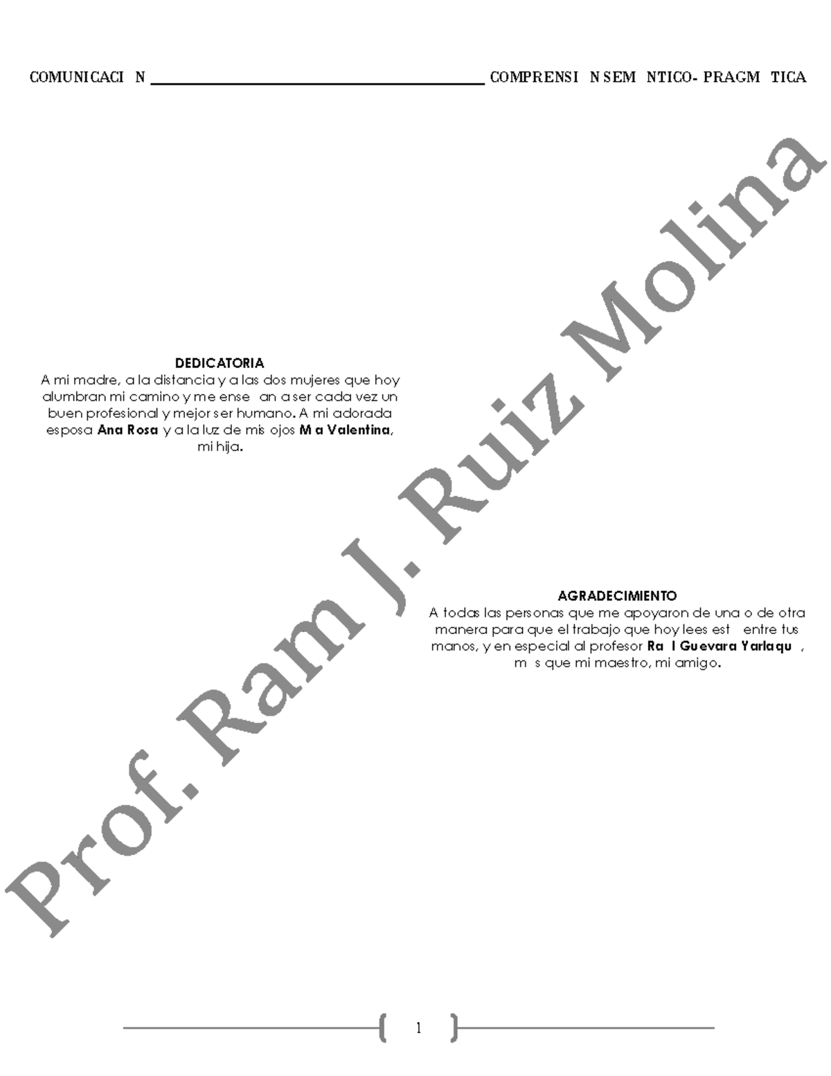 825144703 Libro DE RAZ Verbal RAM J RUIZ Molina - DEDICATORIA A mi ...