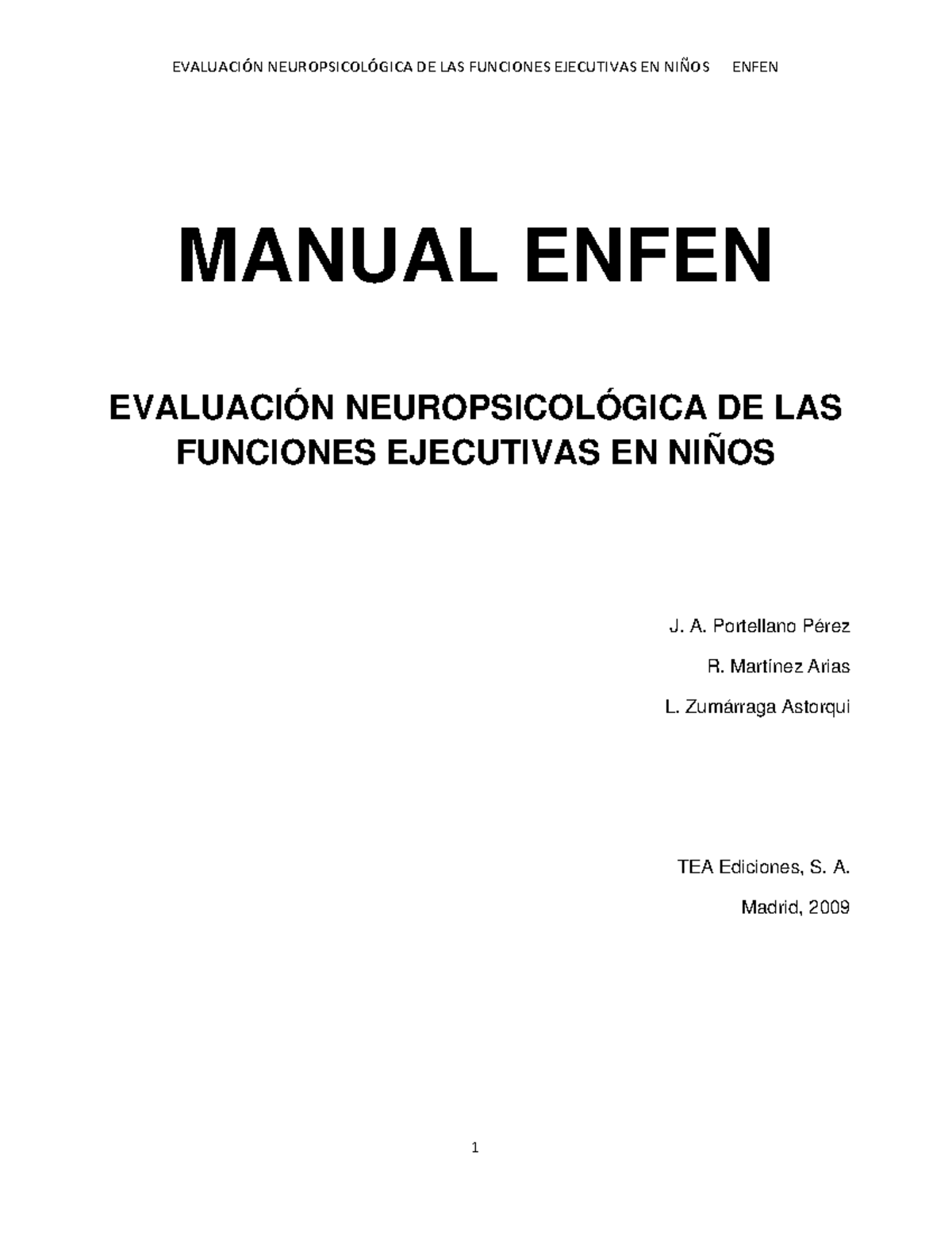 Manual Enfen - Teste evaluación FE - MANUAL ENFEN EVALUACIÓN ...