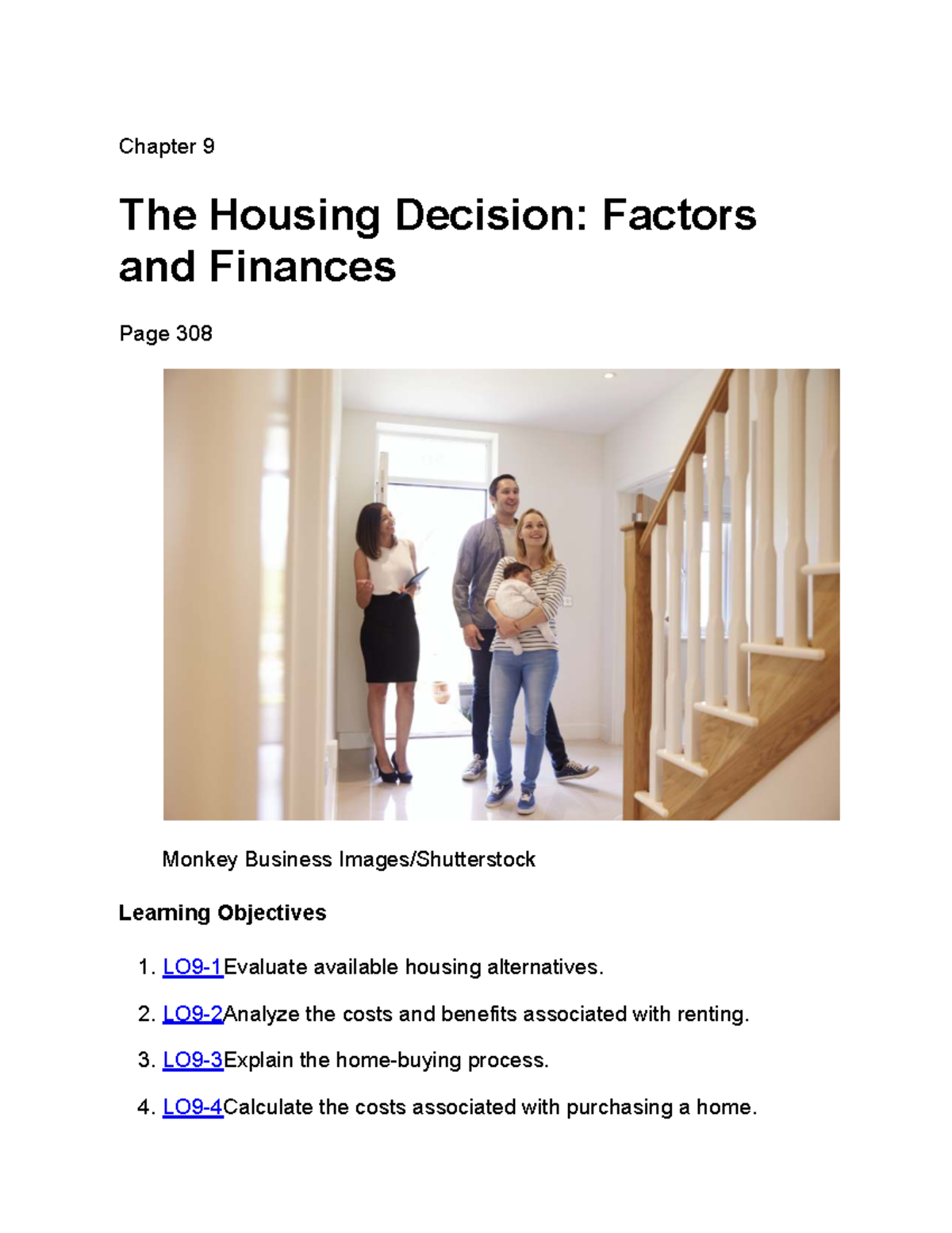 Chapter 9: Housing Decisions - Renting vs. Buying (PFP 14) - Studocu
