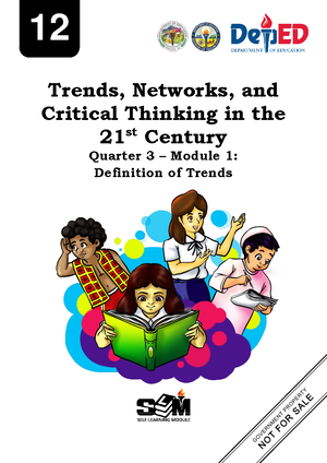 Mod 1 - module 1- quarter 1 - Trends, Networks, and Critical Thinking in the 21 st Century ...
