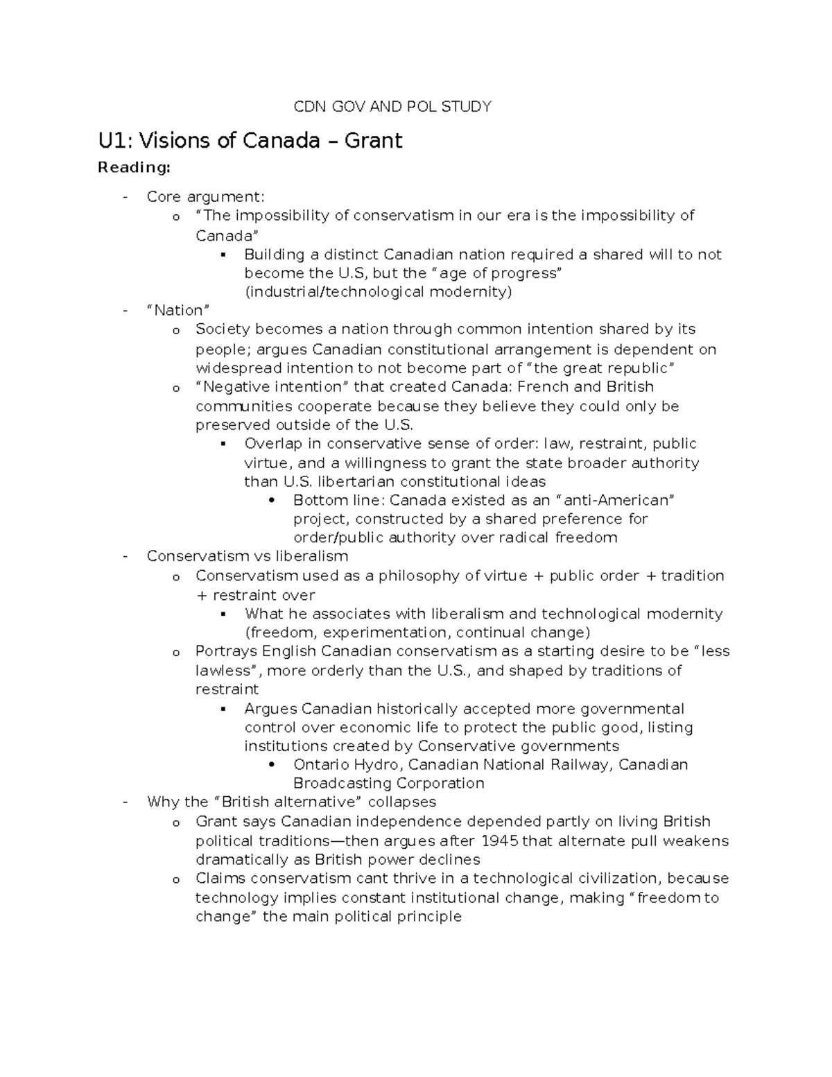 CDN GOV AND POL MIDTERM: Analyzing Canadian National Identity and ...