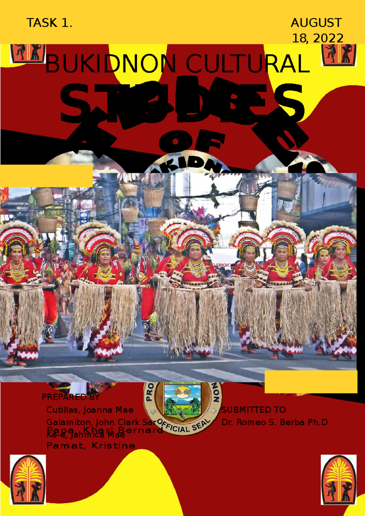 Task 1: Understanding Bukidnon's Cultural Heritage and Ethnic Groups ...