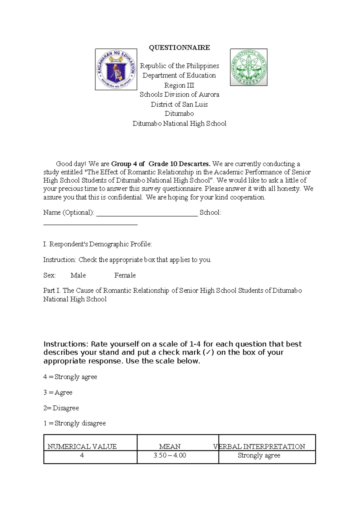 Comical-SKIT- Script - COMICAL SKIT SCRIPT Title: Estudyante Blues ...