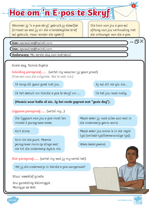 Hoe om n e pos te skryf black and white - Wanneer jy 'n e-pos skryf, gebruik jy dieselfde ...