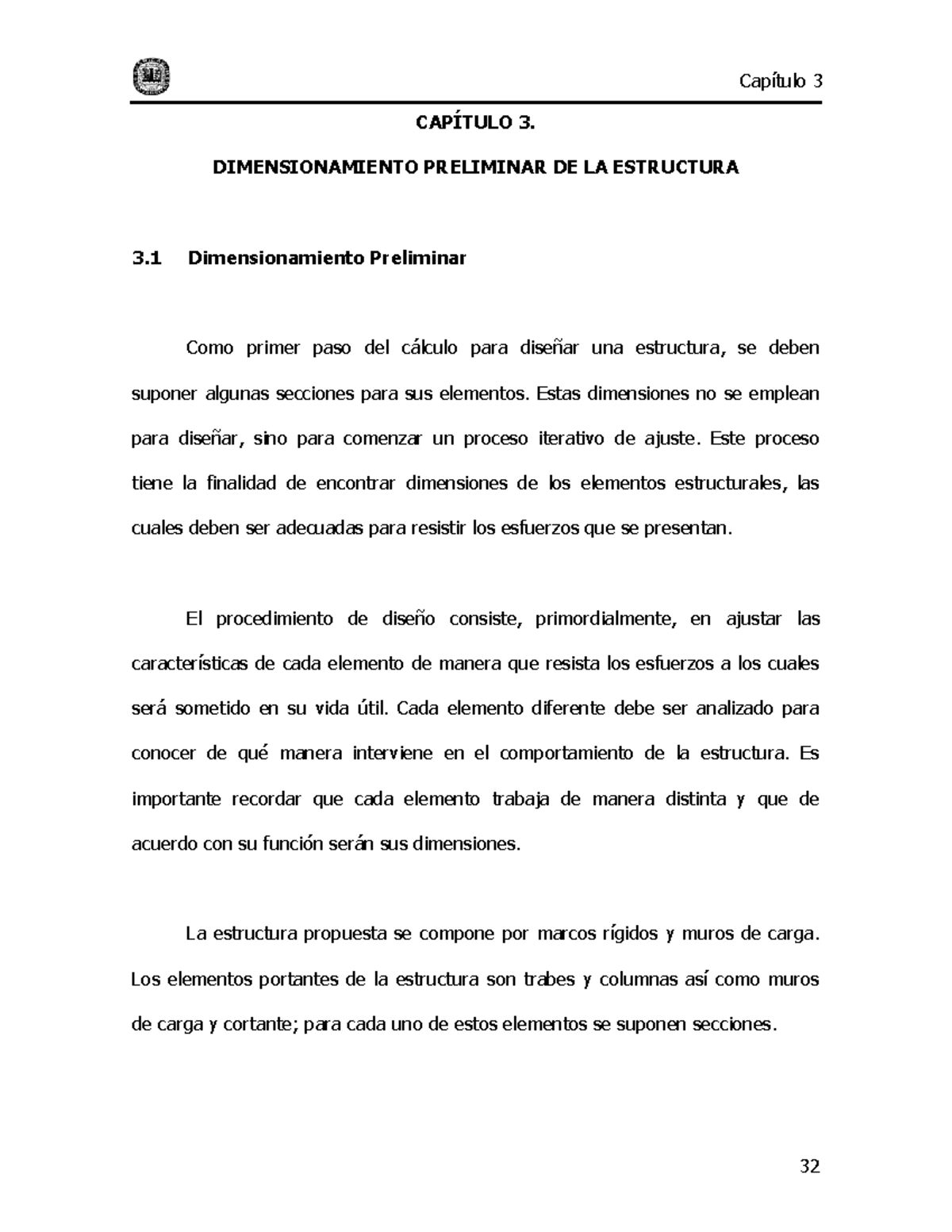 Capítulo 3 - Dimensionamiento Preliminar de Estructuras (Cálculo ...