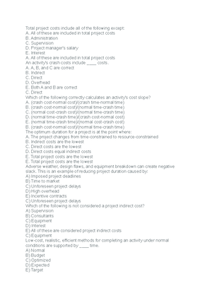 [Solved] Daniel is the project manager for a new project with CV ...