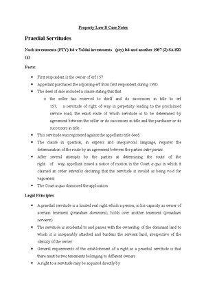 Property A notes - Property and things: Definitions and classification ...