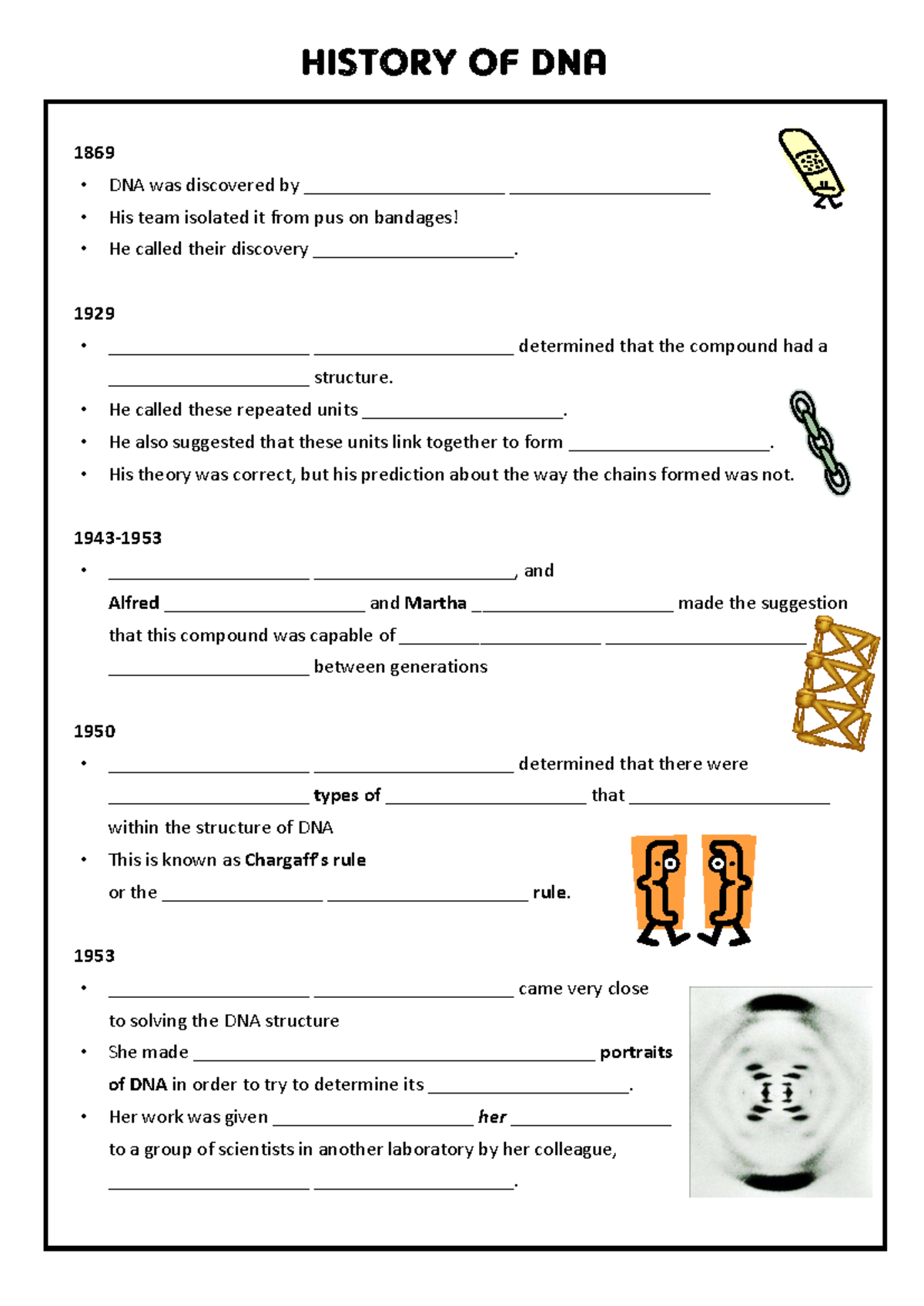DNA Booklet - Worksheet for Science Quest 10 (Ex2.1, 2.2) - Studocu