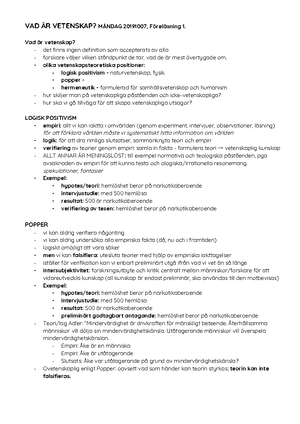 [Solved] Vad betyder extern och intern validitet - Introduktion till ...