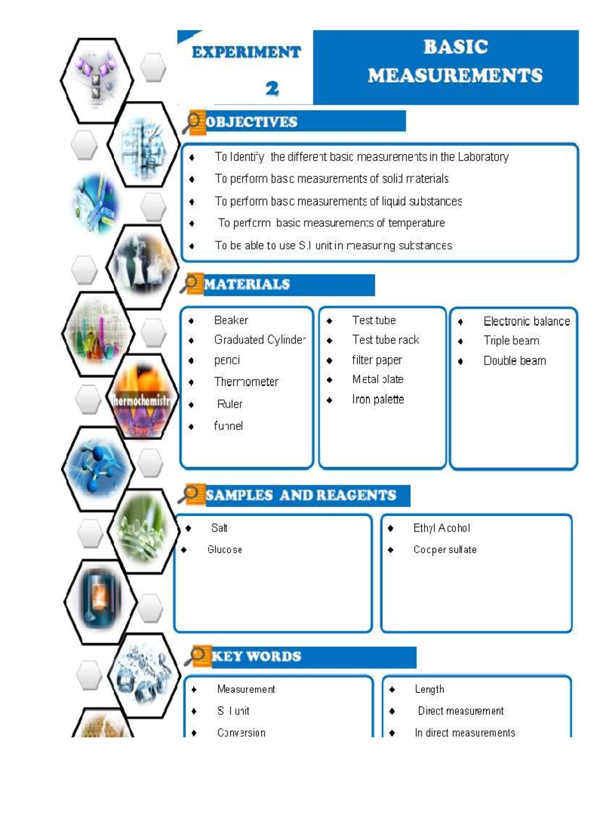 Experiment 2: Basic Measurements in the Laboratory - Studocu