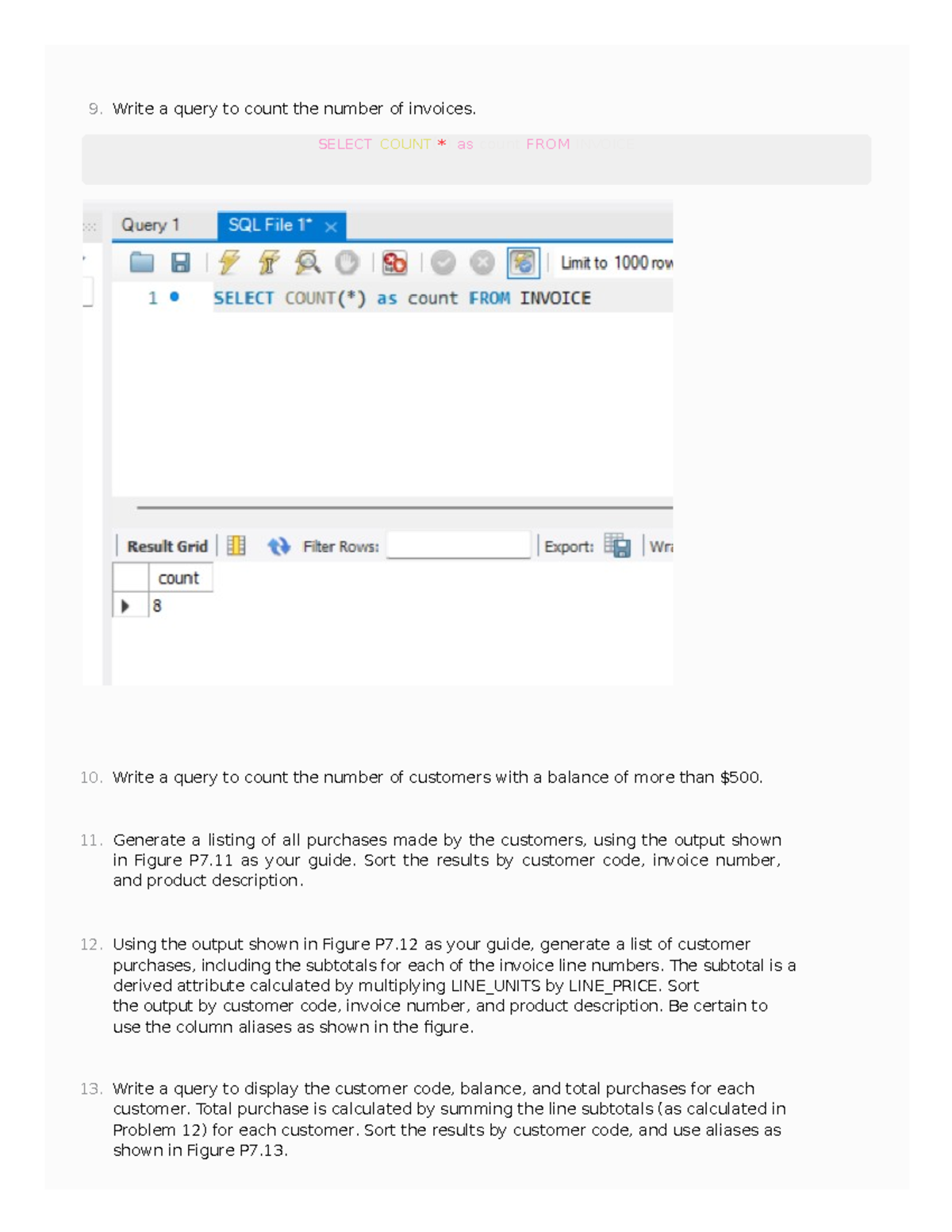 Lab 3 - SQL Queries for Invoice Analysis and Customer Purchases - Studocu