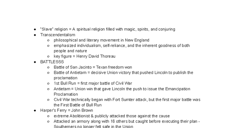 Dr. Bach REL 101 Exam 3 (Final) SI Review: Key Concepts & Events - Studocu