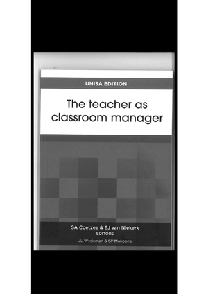[Solved] Why is classroom management critical to effective teaching and ...