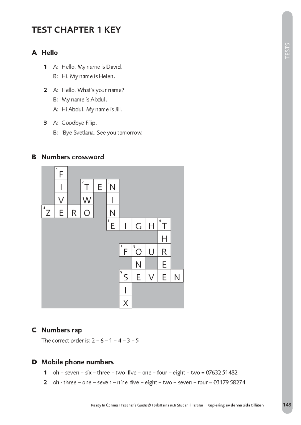 Chapter 1 Tests Key - Answers and Explanations - Studocu