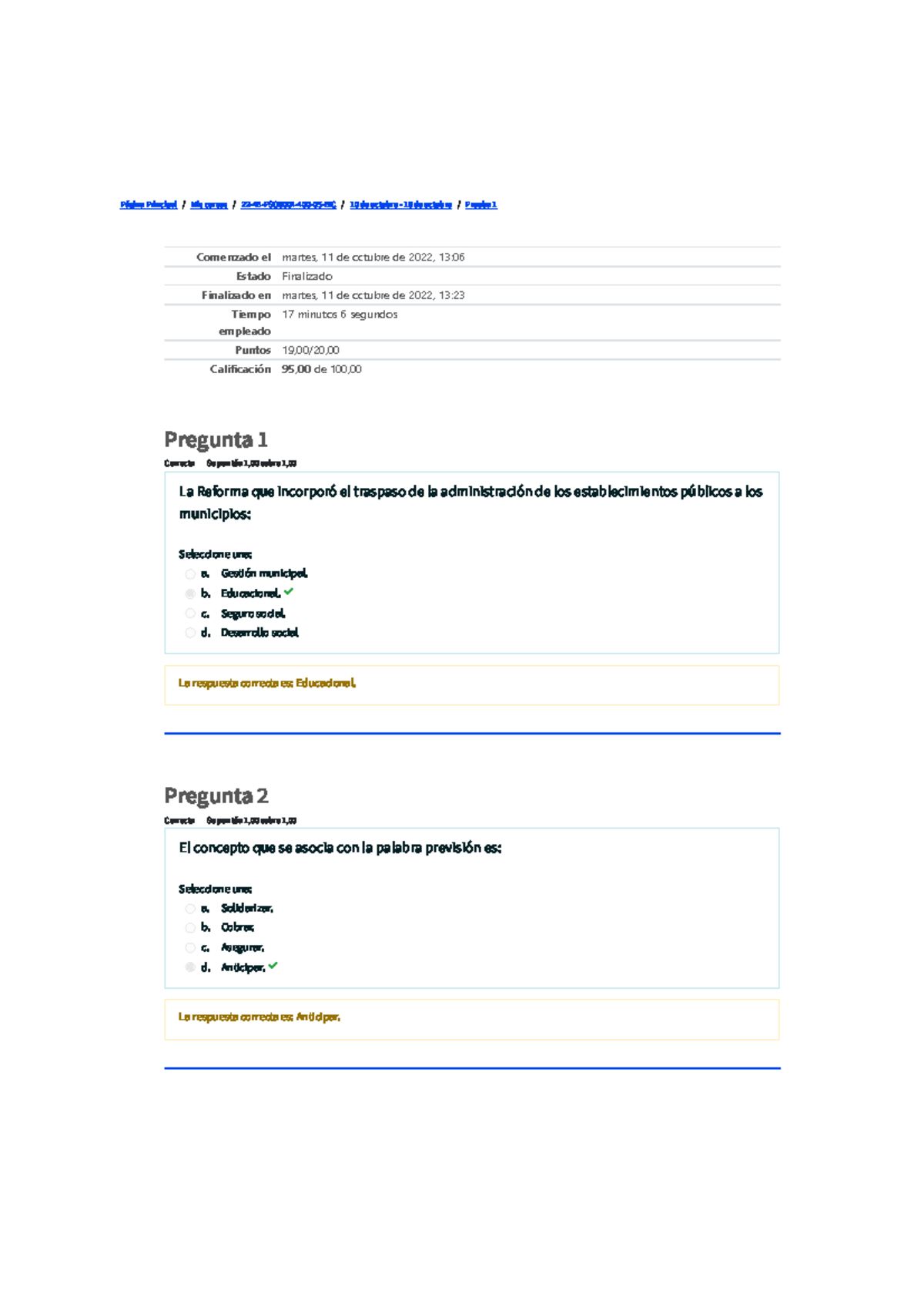 Prueba 1 de Previsión Social - 22-4B-PSO6004-400-05-BIC - Studocu