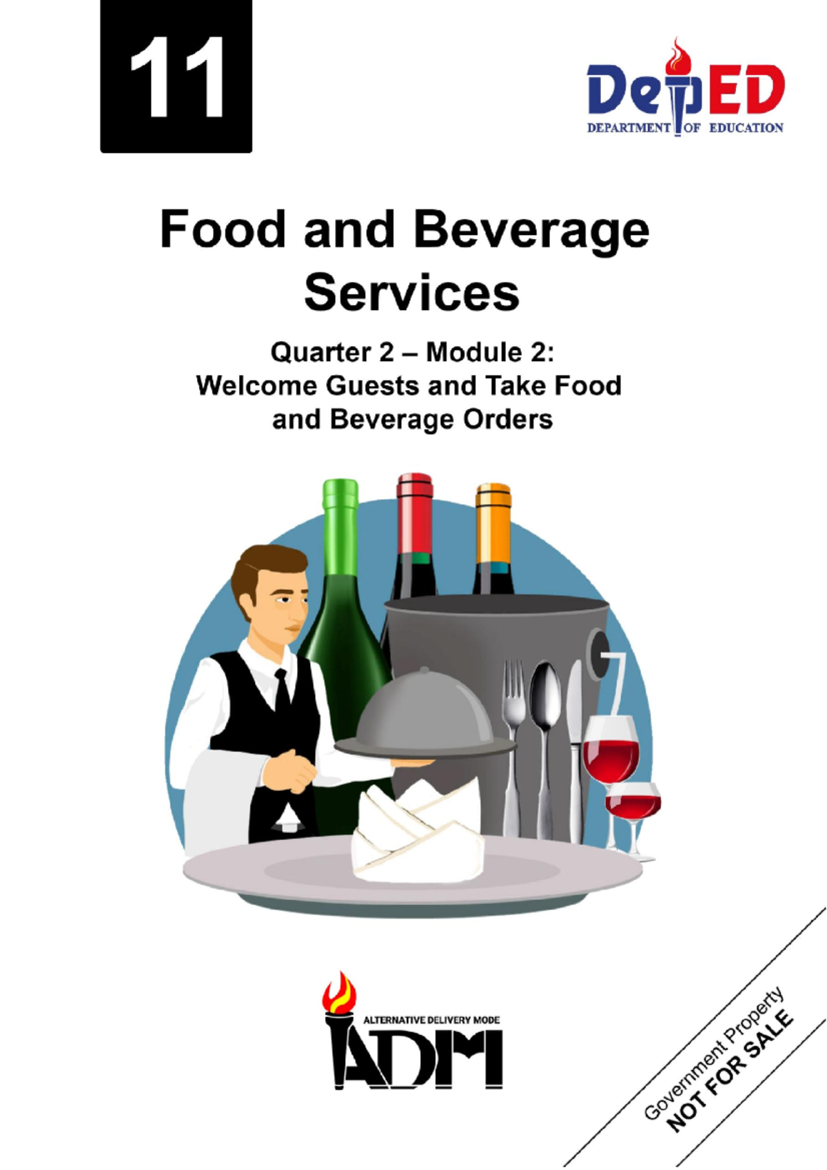 FBS 2: Welcome Guests & Take Food & Beverage Orders - Q2 Module - Studocu