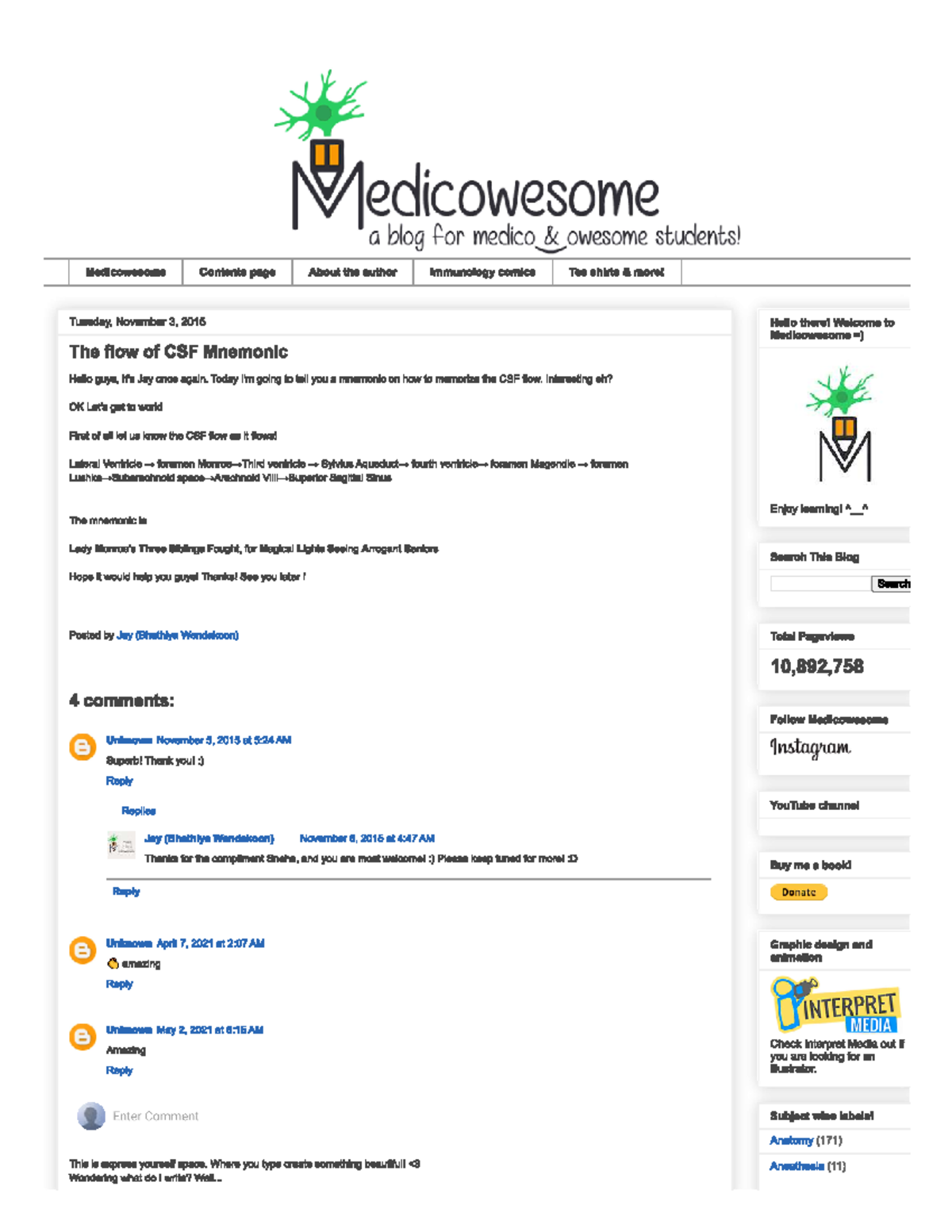 Mnemonic for CSF Flow: Mastering the Pathway in Neuroscience - Studocu
