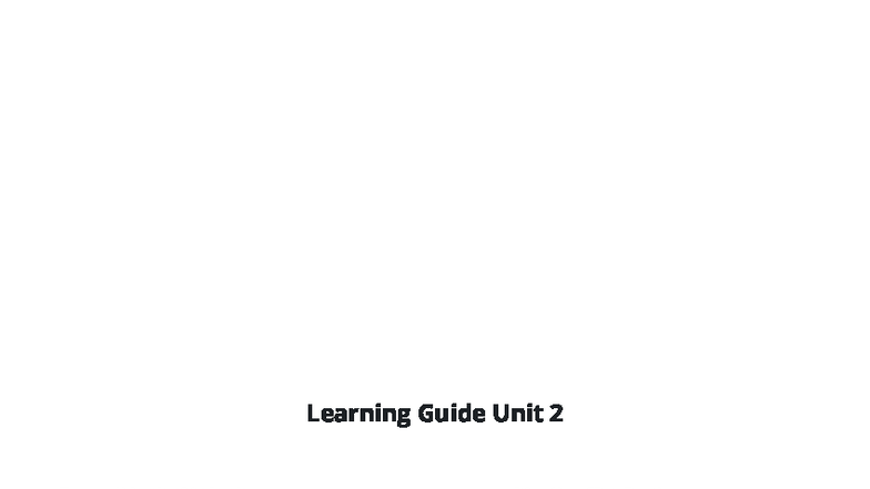 Learning Guide Unit 2: Algebraic Structures & Combinatorics (MATH ...