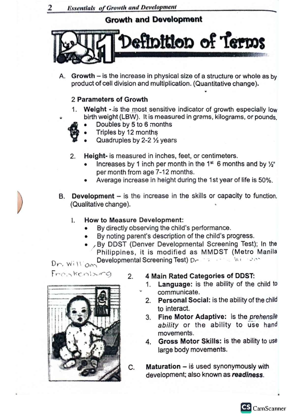 Pedia-RNs-2027 - hey - 2 Essentials of Growth and Development Growth and Development Definition ...