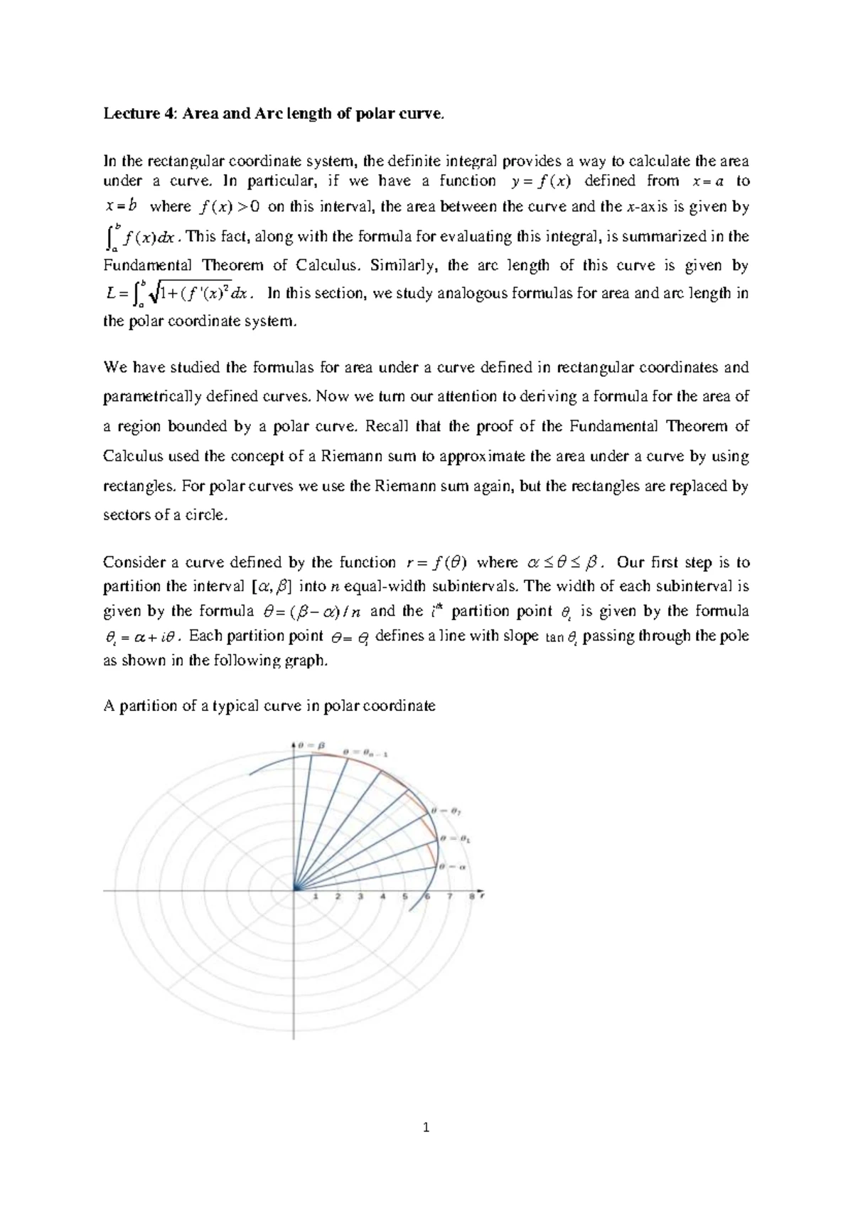 Lecture 3 - Polar Curve Generation with GNU Plot Techniques - Studocu