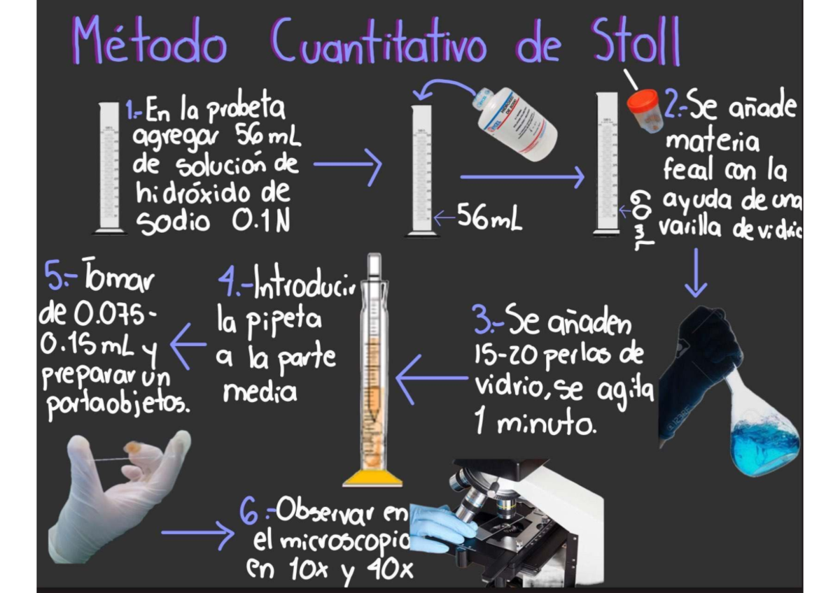 Método Cuantitativo de Stoll: Procedimiento y Observaciones - Studocu