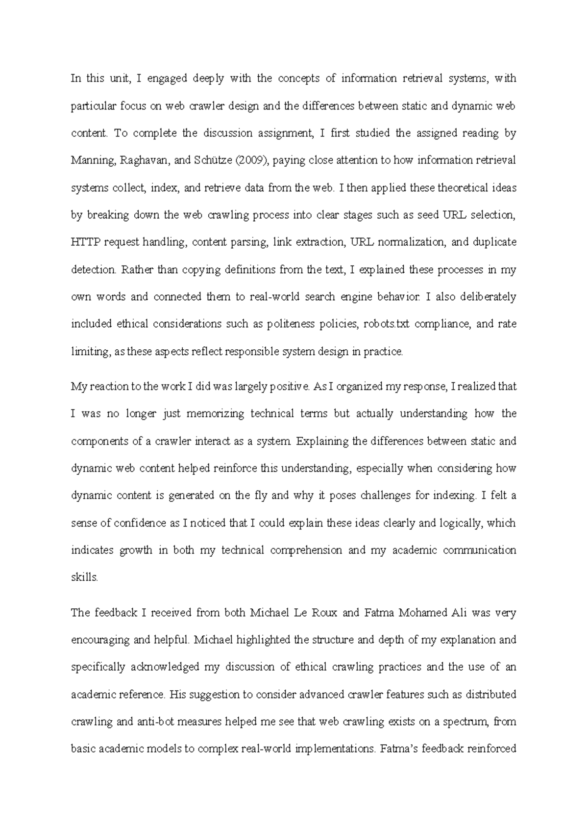 Learning Journal: Insights on Information Retrieval Systems (UNIT 7 ...