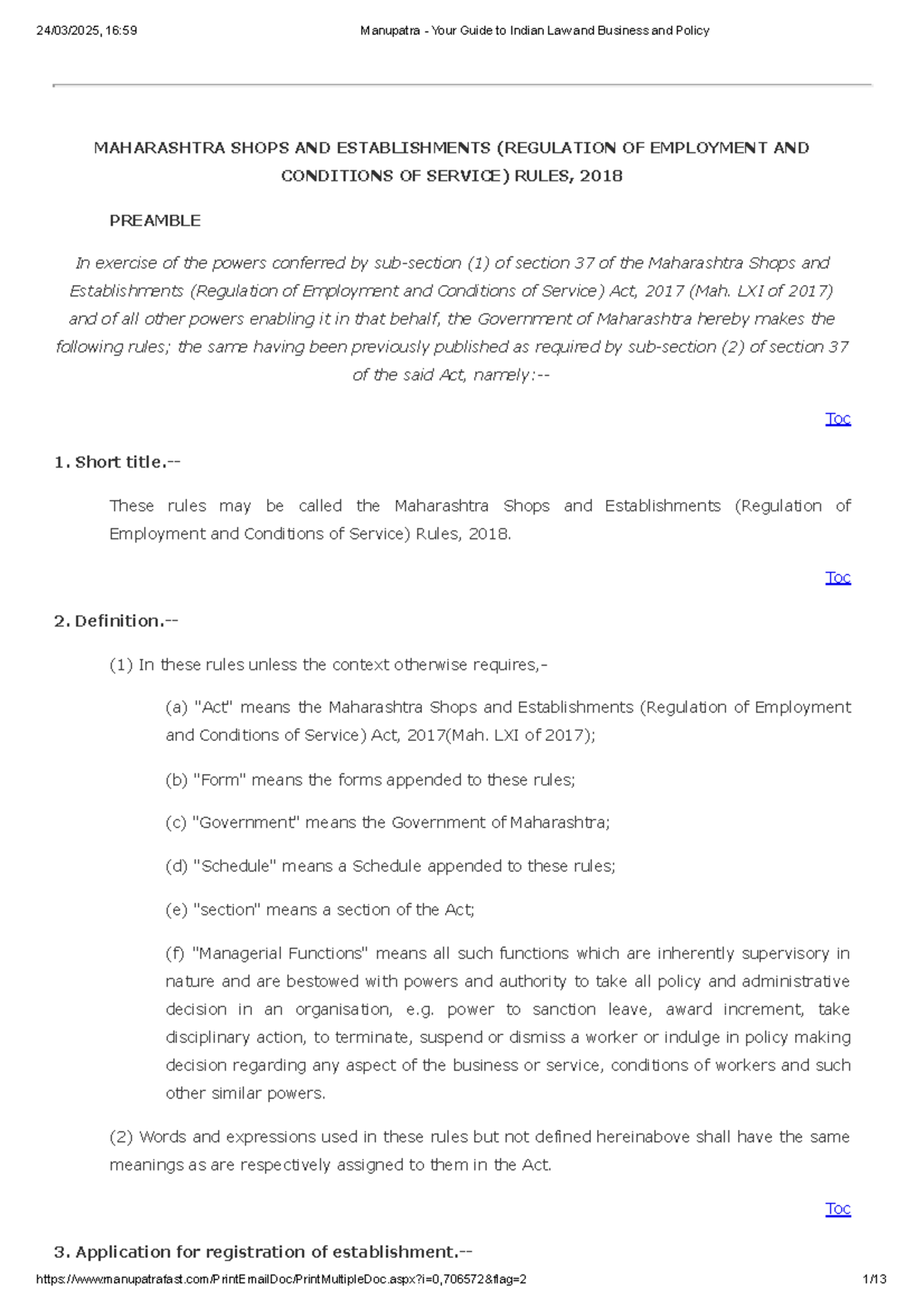 Maharashtra Shops & Establishments Rules, 2018: A Comprehensive Guide ...