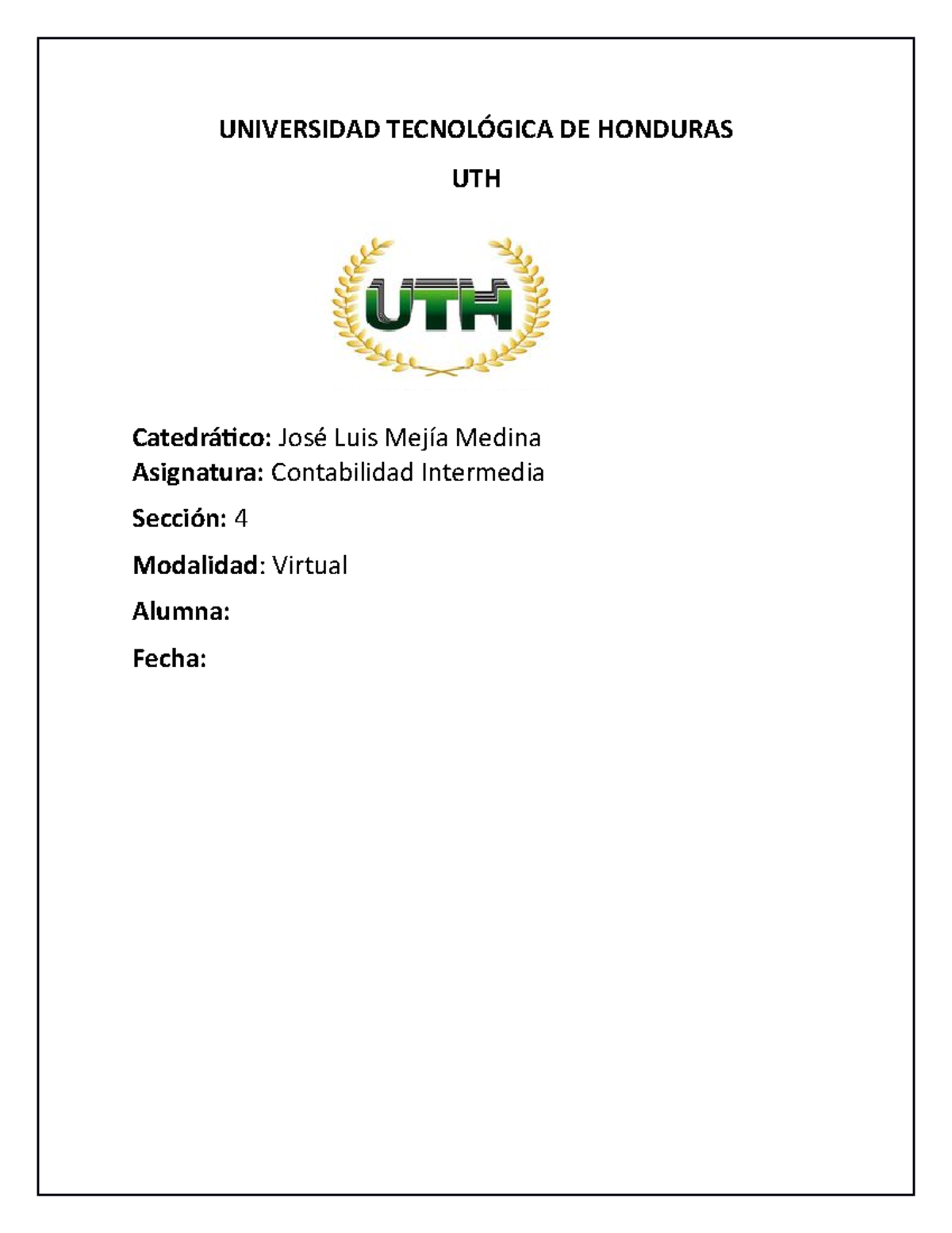 Tarea 2 - Prácticas de Contabilidad Intermedia (UTH) - Studocu