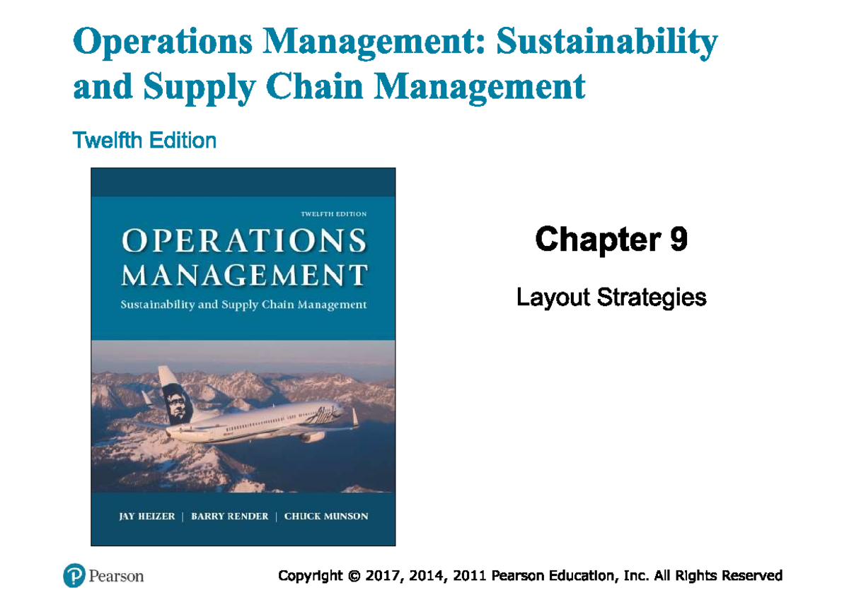 Heizer OM12 Chapter 9: Operations Management Concepts and Applications - Operations Management ...