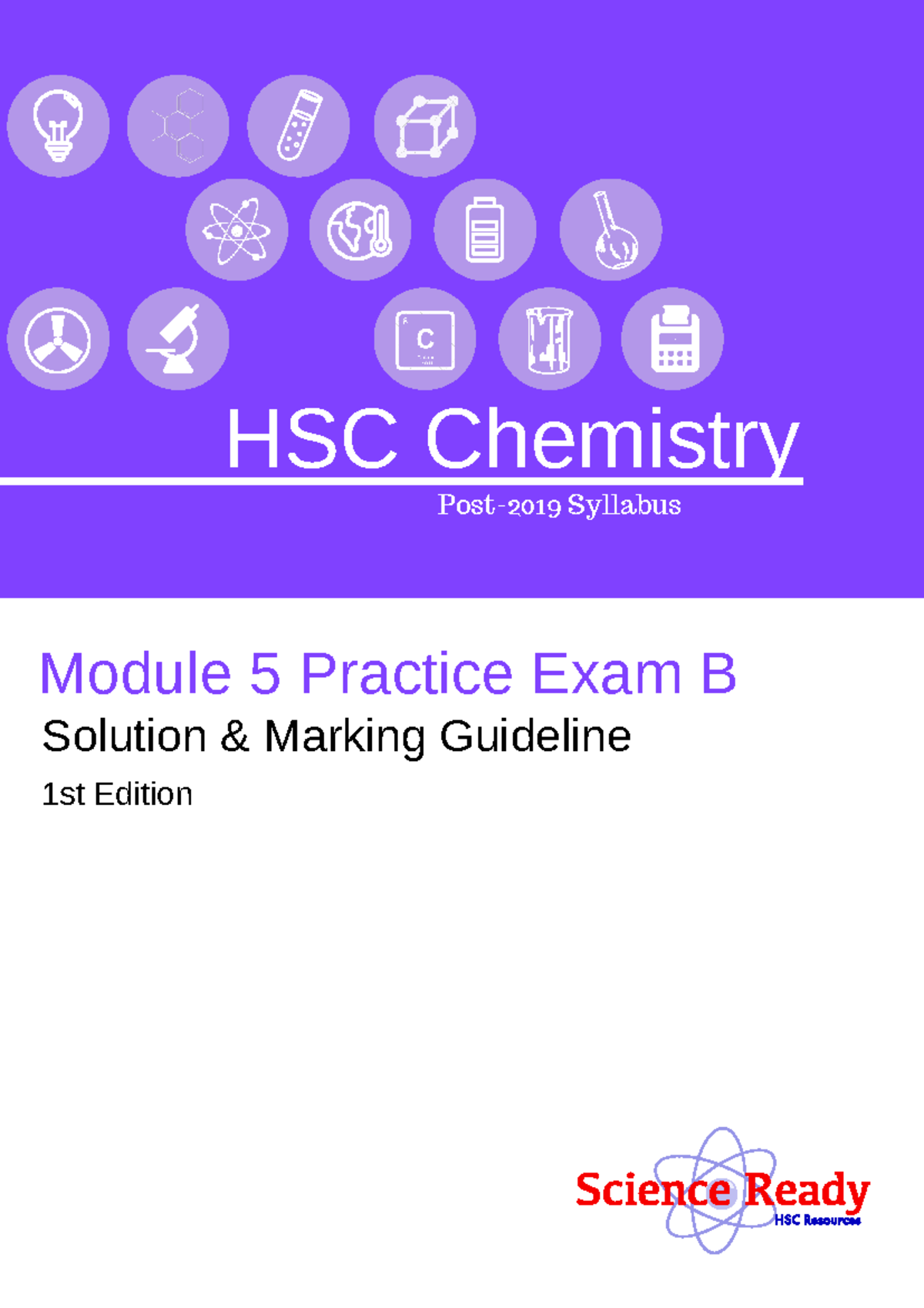 Science Ready HSC Chemistry Module 5 Practice Exam B Solutions Guide ...