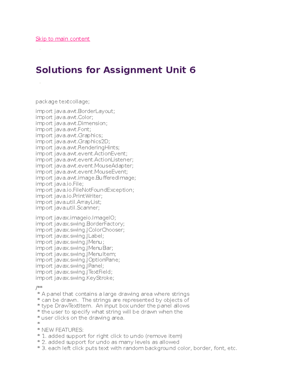 Networking; Advanced GUI Programming chapter assignment solutions ...