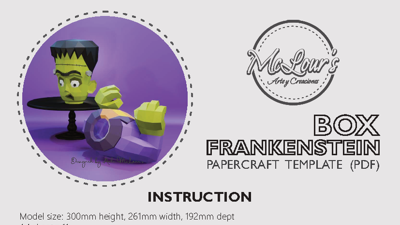 Frankenstein Box Papercraft Template Instructions (PDF) - Studocu