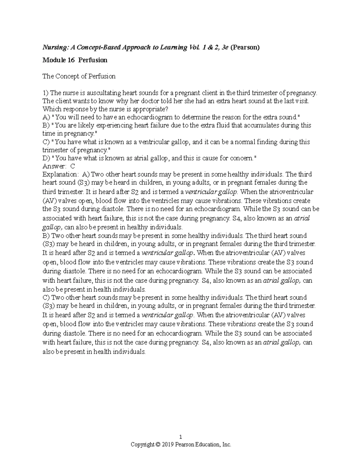 Module 2 test bank - Nursing: A Concept-Based Approach to Learning Vol ...