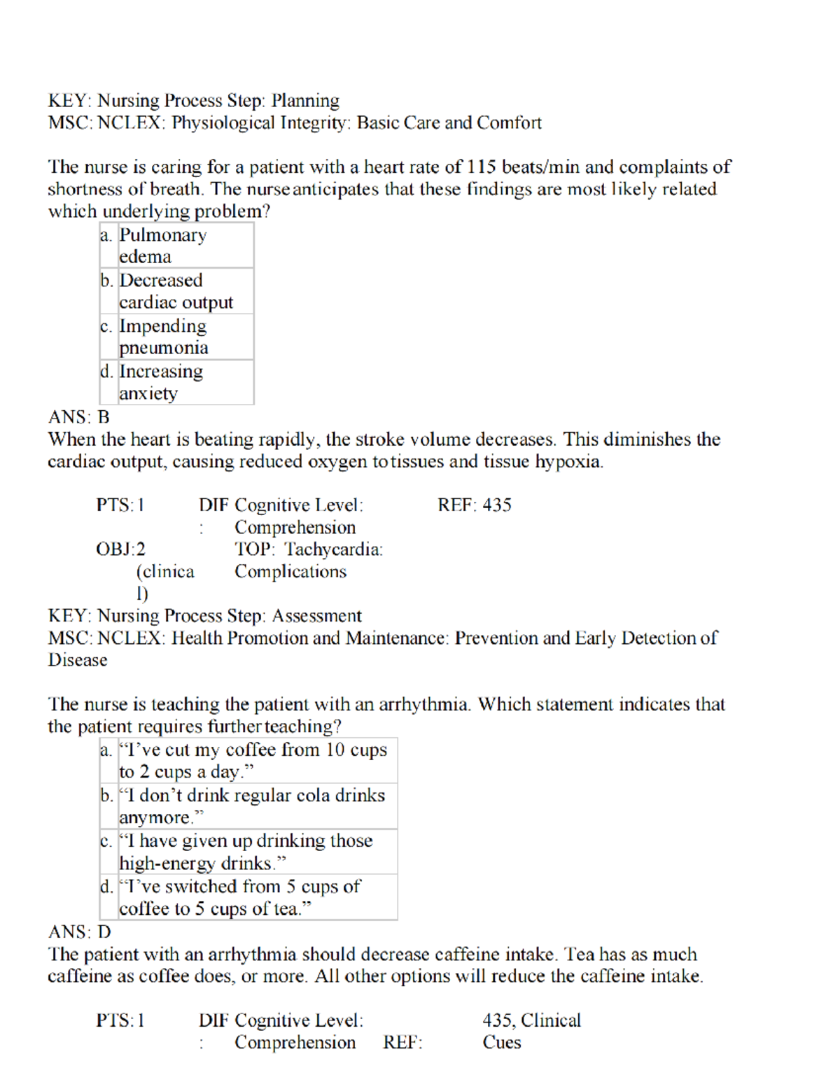 Test Bank: Nursing Process & NCLEX Prep for Med-Surg Nursing 5th Ed ...