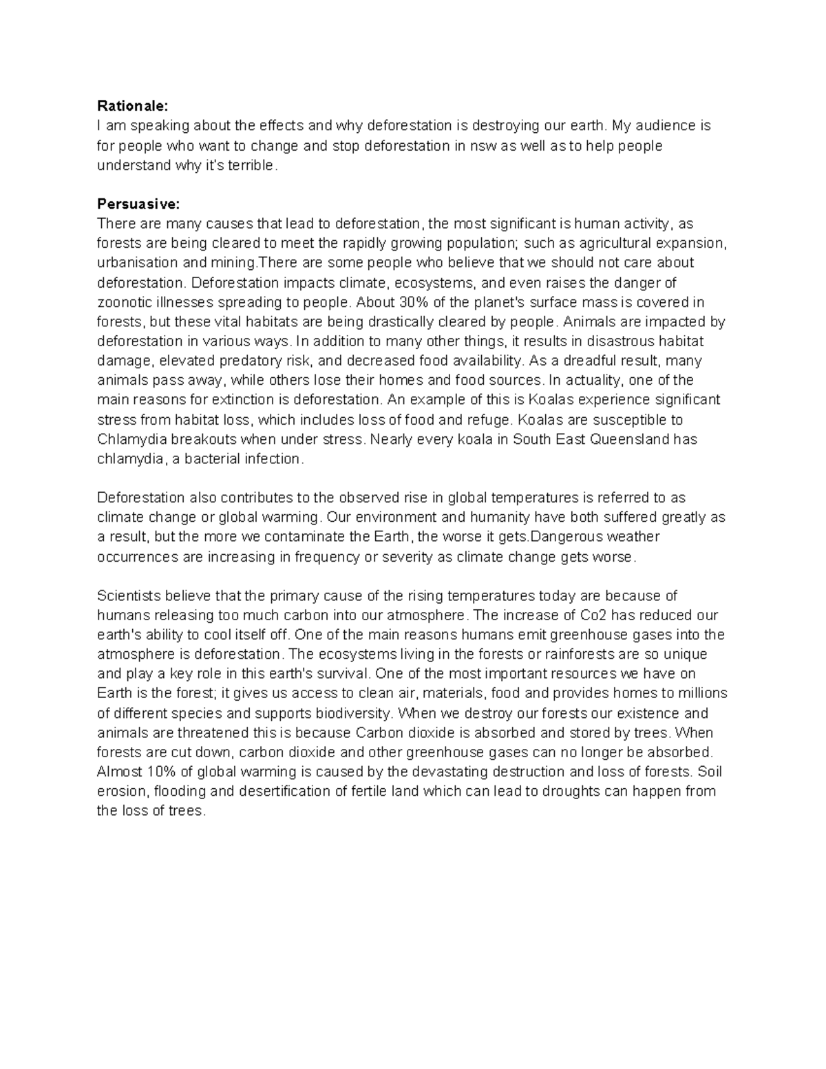 Year 11 English Imaginative & Persuasive Writing Analysis - Studocu