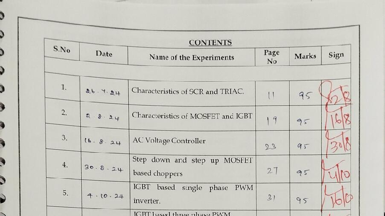 Power Electronics Lab Record: SCR, MOSFET, and IGBT Experiments - Studocu
