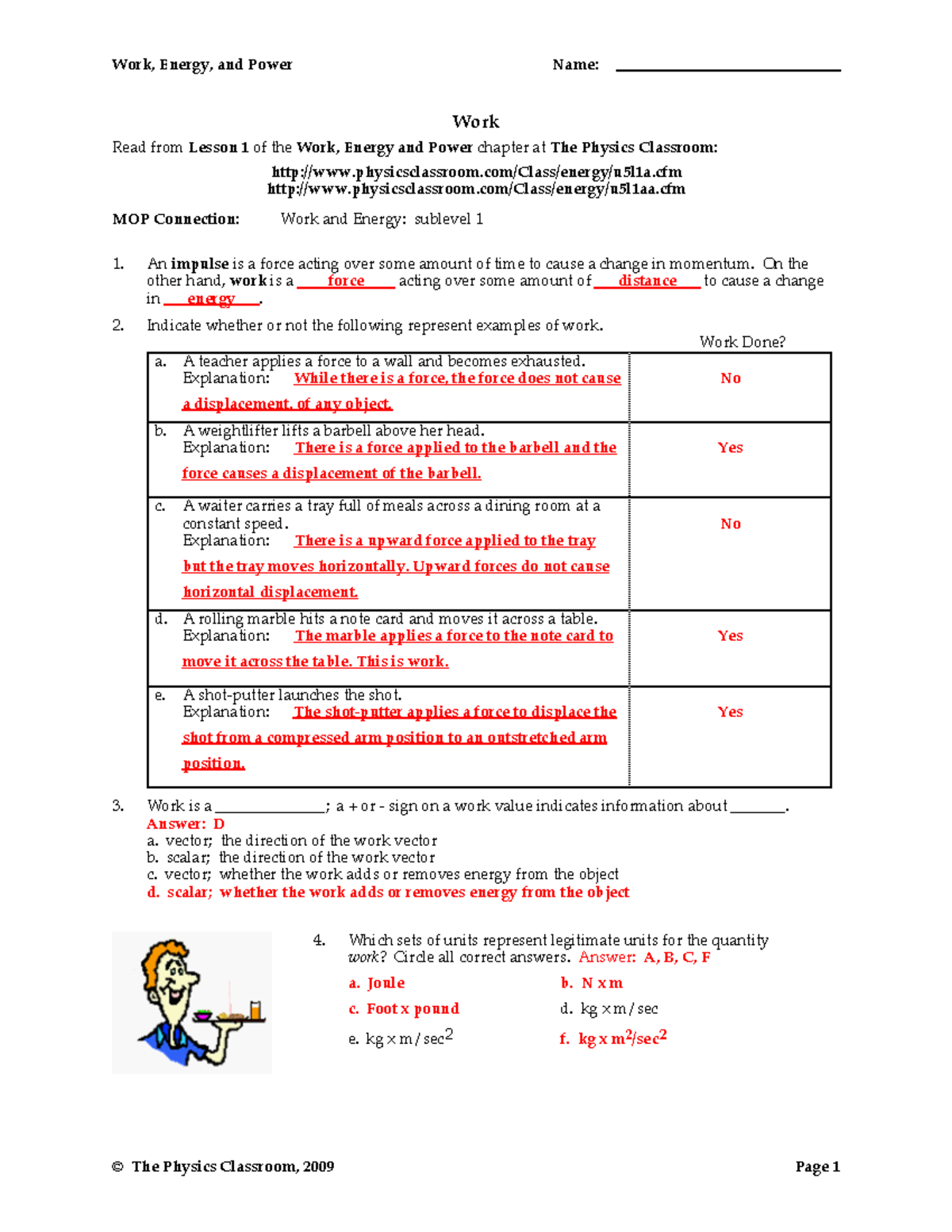 Work, Energy, and Power Notes (PHYS 101) - Lesson Overview - Studocu
