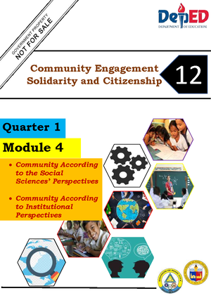 CESC12 Q1 M4 typologies of communities - Republic of the Philippines Department of Education ...