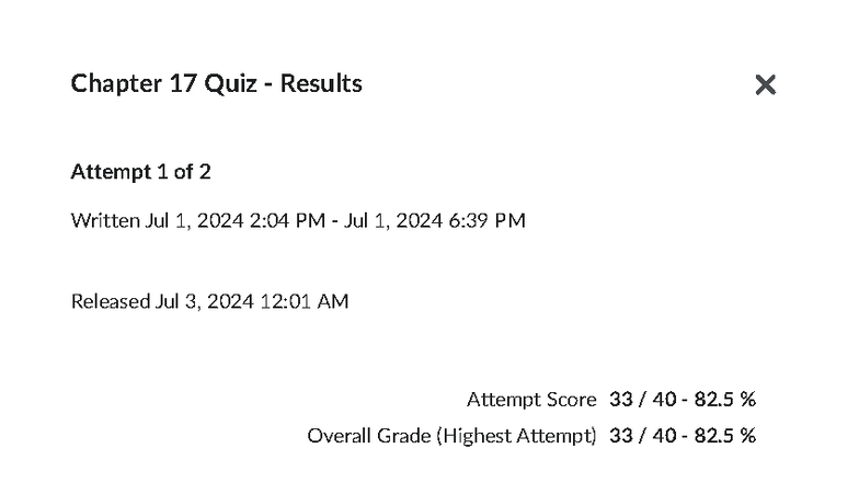 Quiz 17 Results - ASPE Lease Accounting Analysis - Studocu