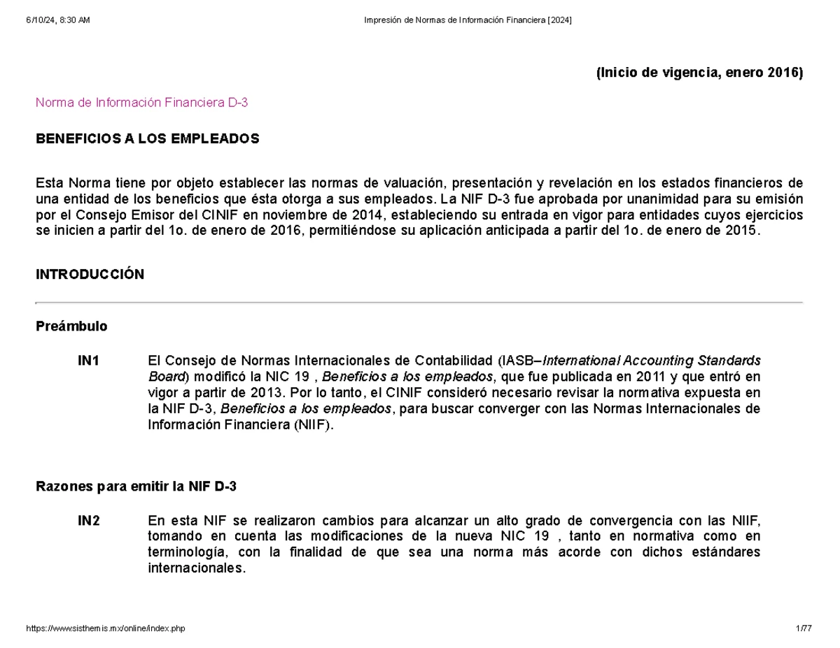 Normativa B-5: Información Financiera por Segmentos y su Aplicación ...