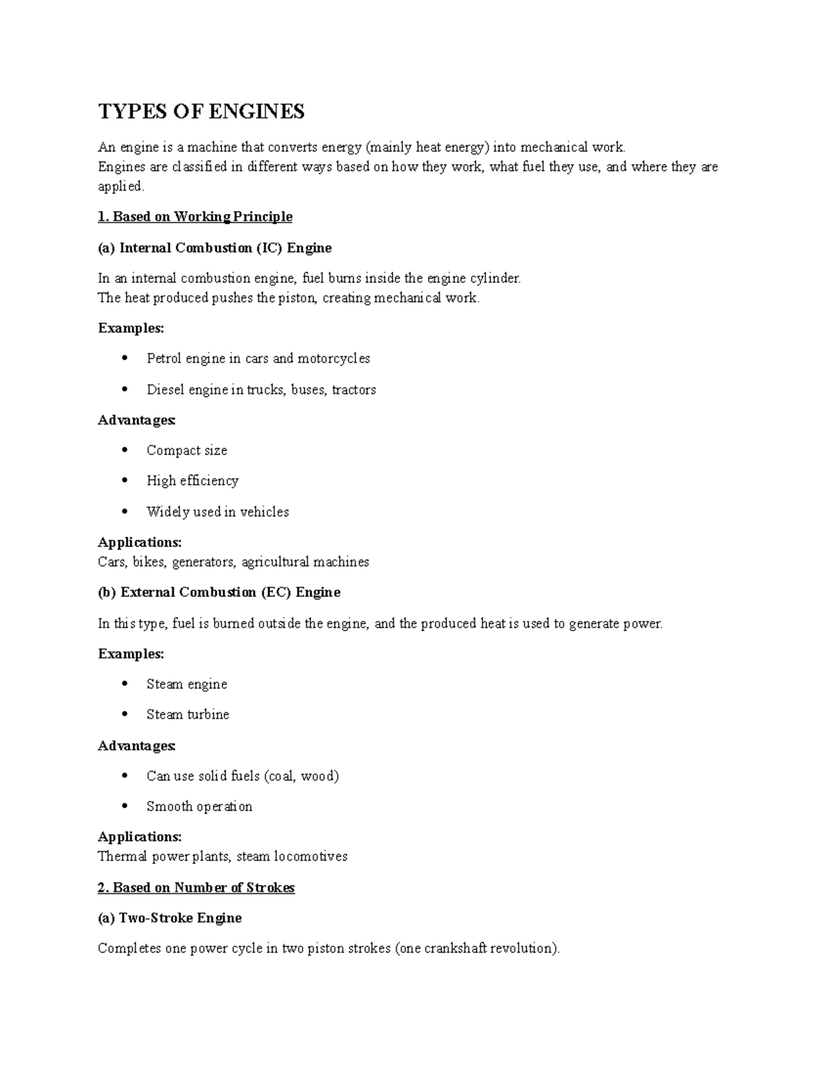 Types of Engines: A Comprehensive Overview of Engine Classifications ...