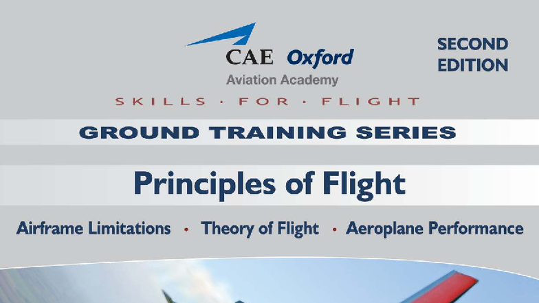 Oxford CAE JAA EASA PPL 5: Principles of Flight - Chapter 3 Lift - Studocu